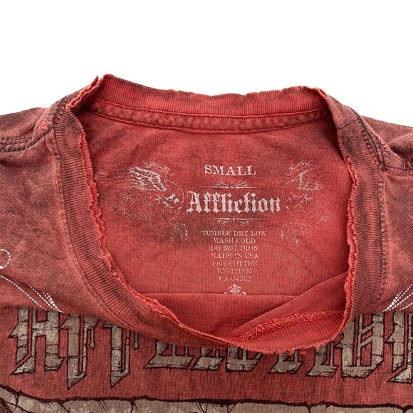 Affliction | Shirts | Affliction Y2k Vintage Skull Wings Cross ...